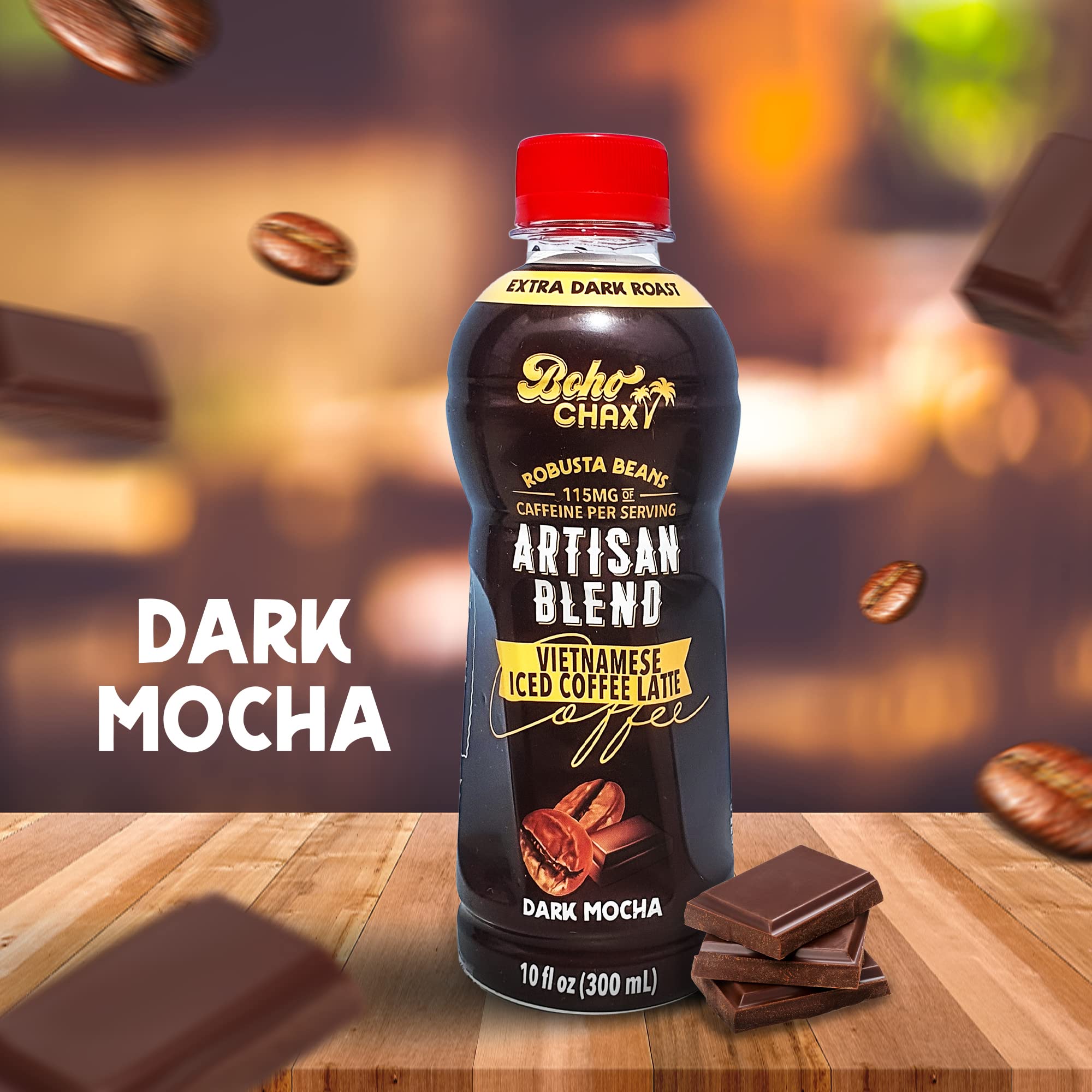 Boho Chax Vietnamese Iced Coffee Latte, Variety Pack with Traditional, Mocha and French Vanilla
