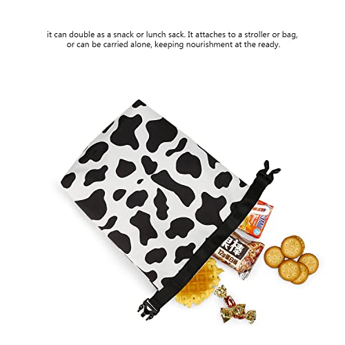 MOV COMPRA Insulated Snack Bag- Women Reusable Sandwich & Snack Bags, Leakproof Food Storage Small Lunch Bag For Picnic,Work(Small,Milk