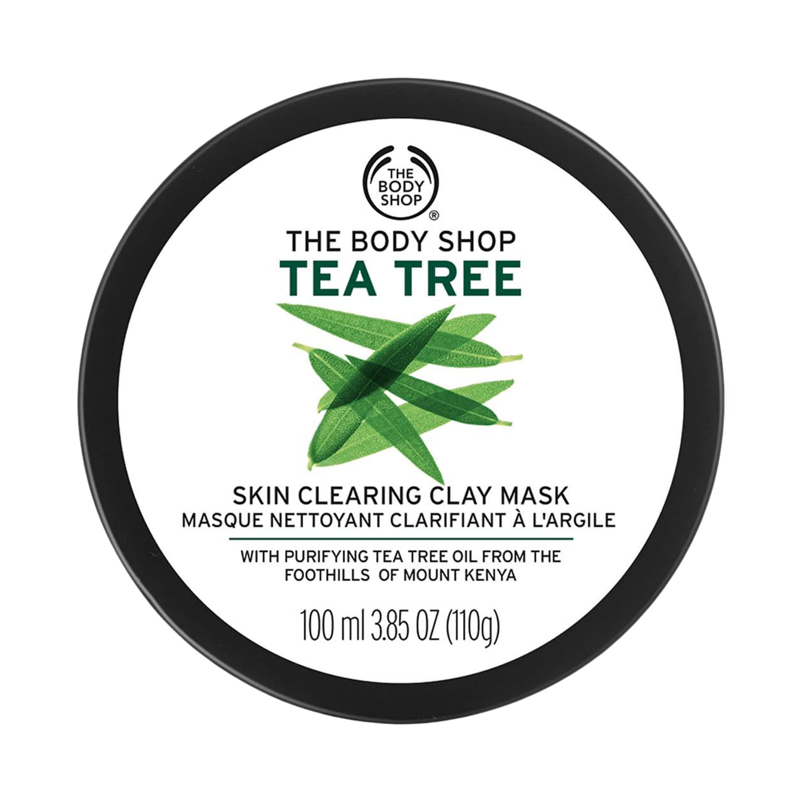 The Body Shop Tea Tree Skin Clearing Clay Mask – Purifying, Refreshing Mask For Oily, Blemished Skin – Vegan – 3.85 oz