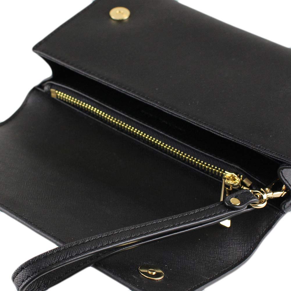 Michael Kors Women's Jet Set Travel - Clutch Crossbody No Size (Black)