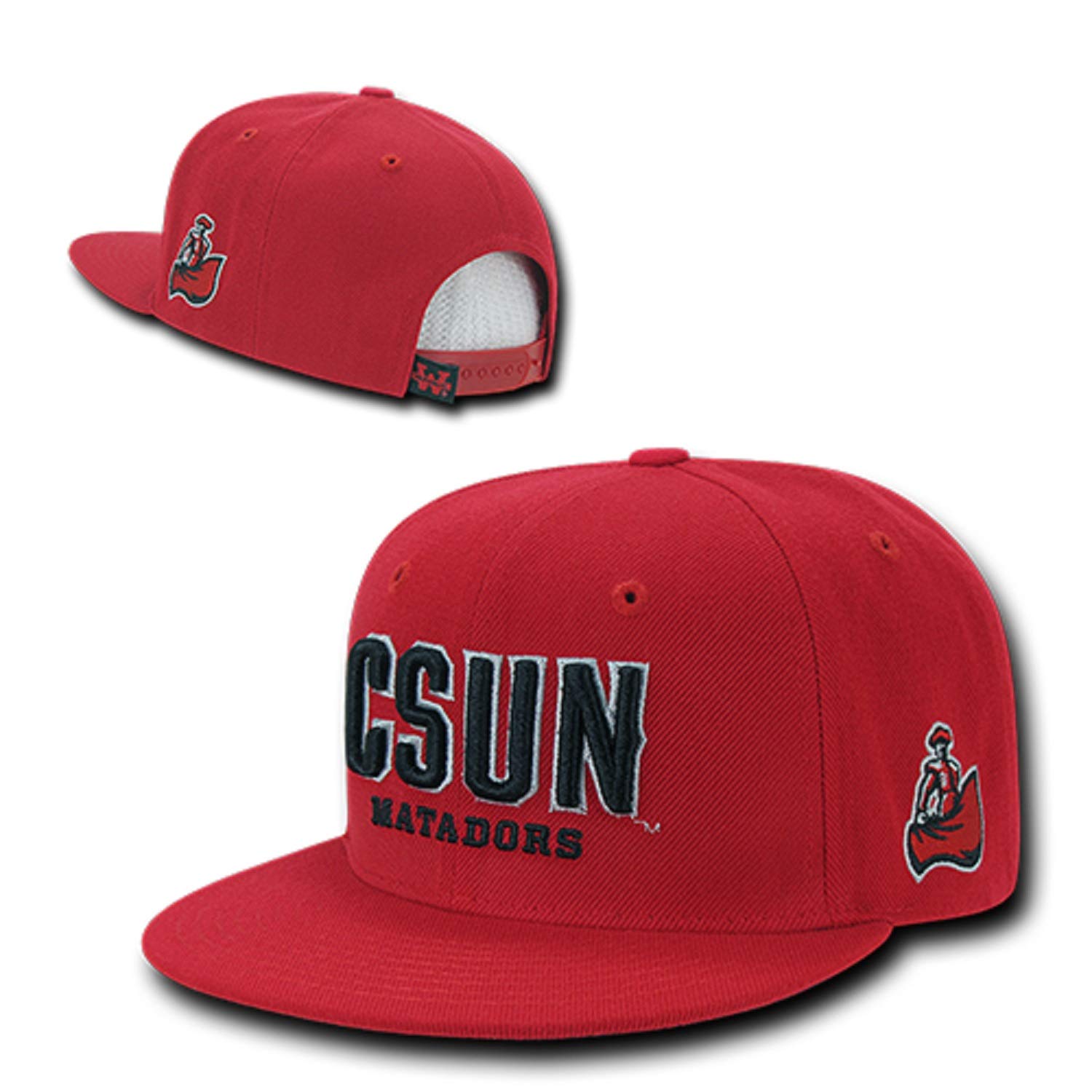 Cal State Poly Mustangs NCAA Flat Bill Snapback Baseball Cap Hat Hunter Green