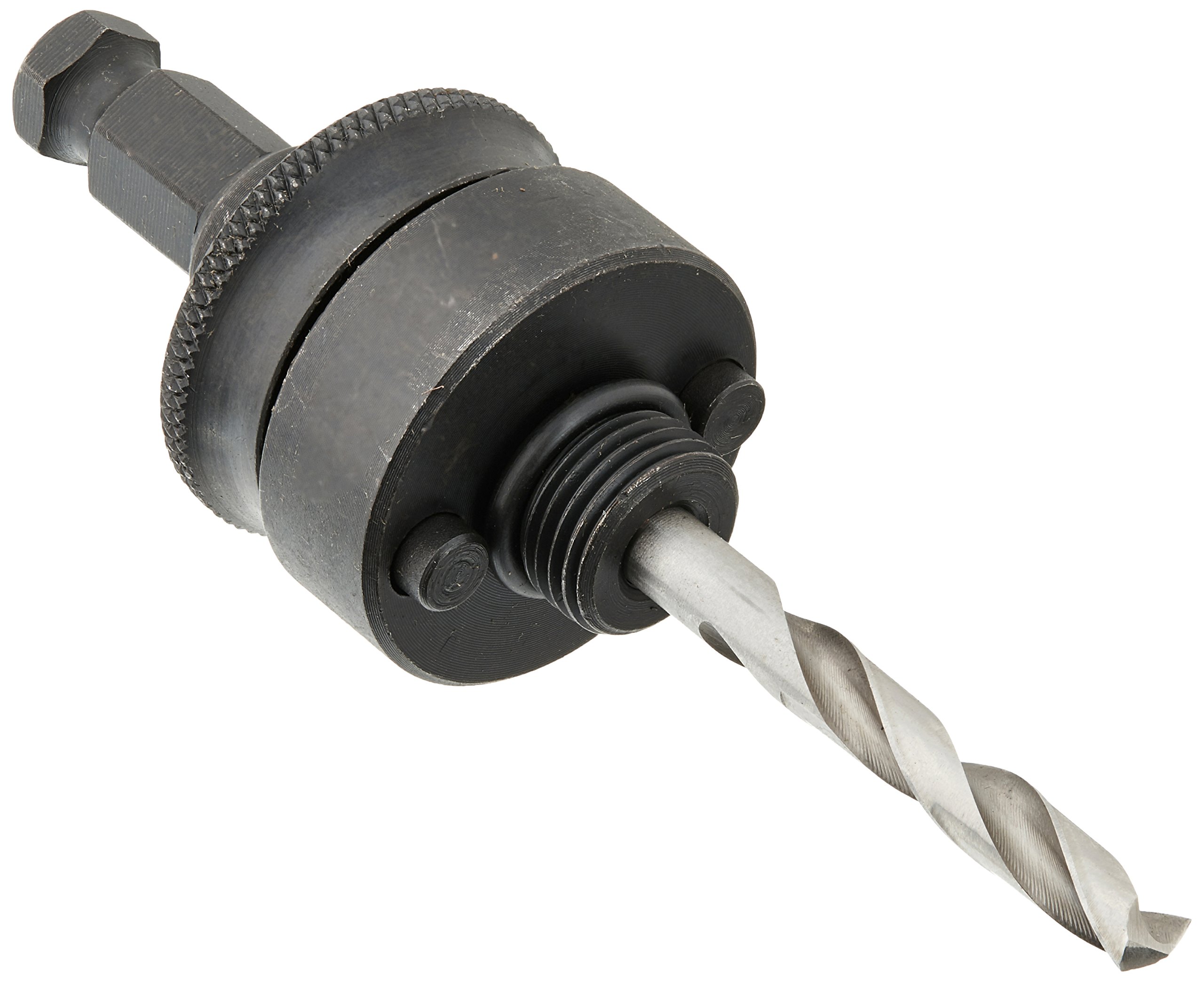 BOSCH HSBAL Standard Large Two-Pin Mandrel for Hole Saws 1-1/4 In. to 6 In. , Black