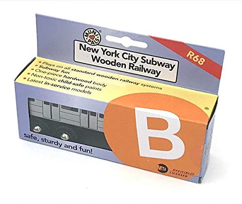 Munipals MP01-110B Wooden Subway B Train NYC MTA Sixth Avenue Express Bronx to Brighton Beach R68 Car