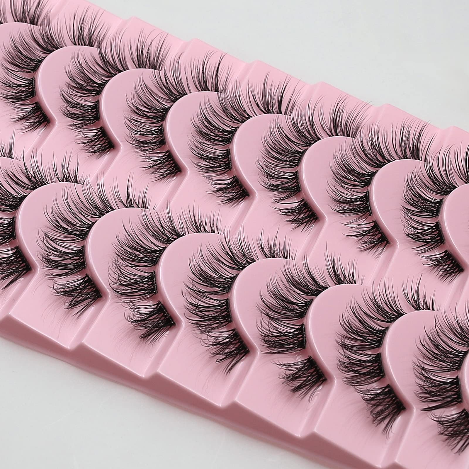 Cuckoo DIY Eyelash Extension Individual Lash 100 Clusters Volume Lashes Set, 3D Effect Glue Bonded Band Individual Lashes, False Eyelashes Extension Natural Look