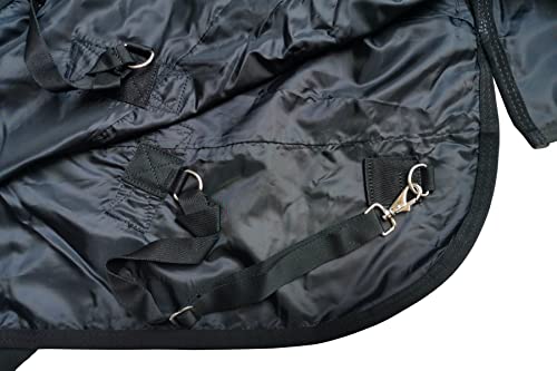 LEAFOREST 600 Denier Waterproof Shetland Rug Pony Rug Foal Rug No Fill Blue 39"