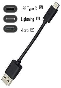Micro USB (Not for Newer Earbuds - Please Check if You Need a Micro USB Before Buying - See Product Pictures) Charge Power Cable Cord Wire for Charging Cases