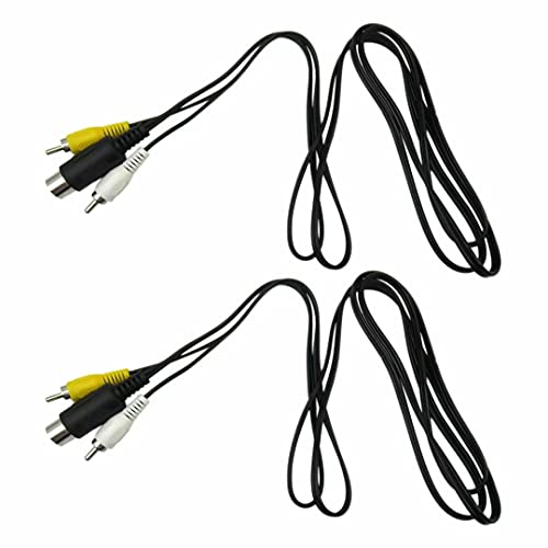 WGL New 6FT RCA TV AV Audio Video Cord Cable for Sega Genesis & Sega Master System