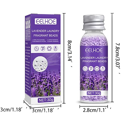 MTJKD Laundry Scent Beads, Lavender Laundry Fragrant Beads, Laundry Bead Scent Booster Lavender for Washer, Calm, Lavender Bean