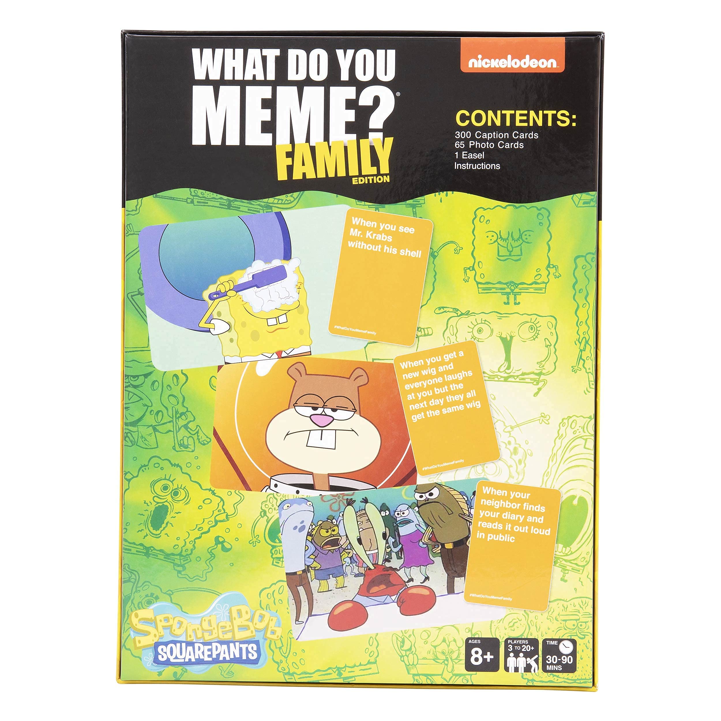 WHAT DO YOU MEME? Spongebob Family Edition β The Hilarious Game for Meme Lovers
