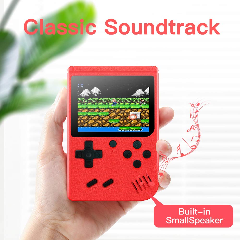 JINGDU Handheld Game Console,Mini Game Console with 400 Classic Handheld Games