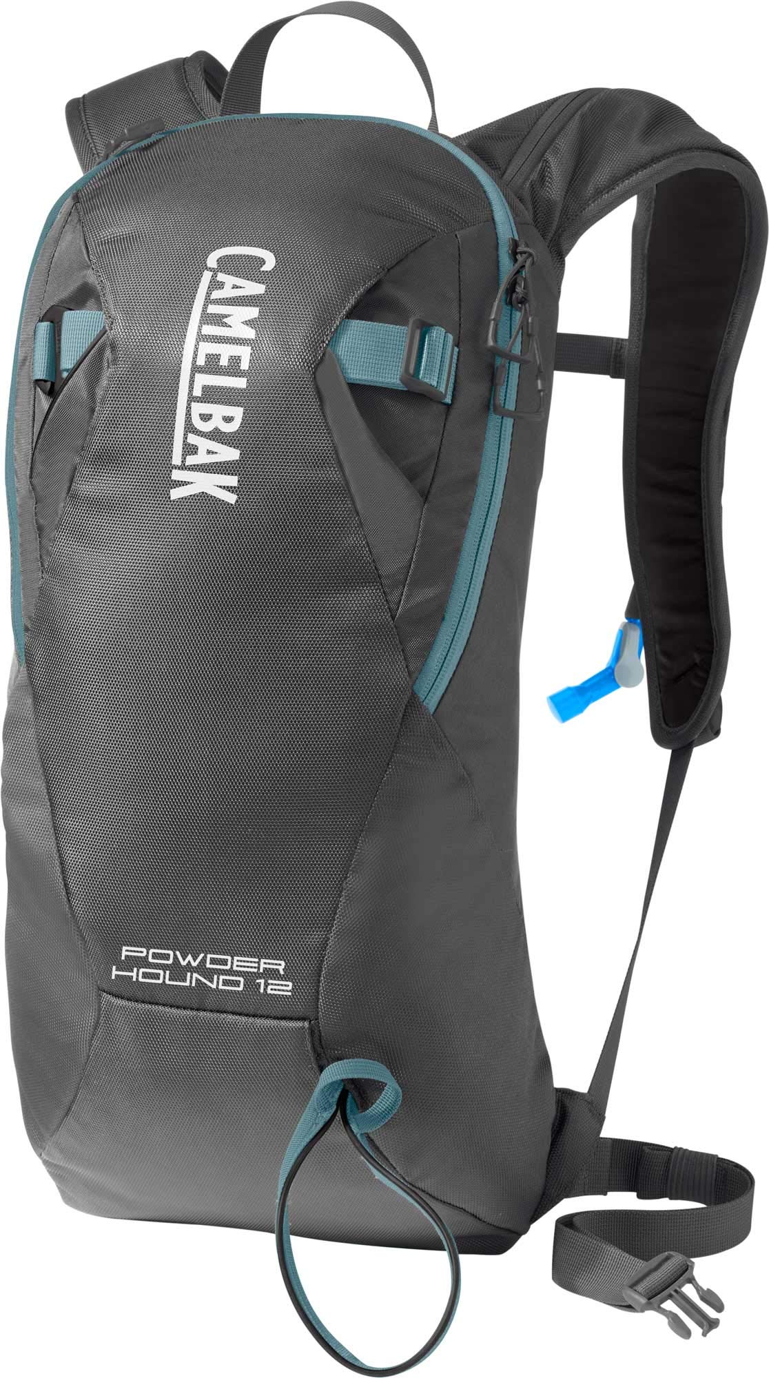 CamelBak Powderhound 12 Hydration Pack, 100oz Graphite/Adriatic Blue