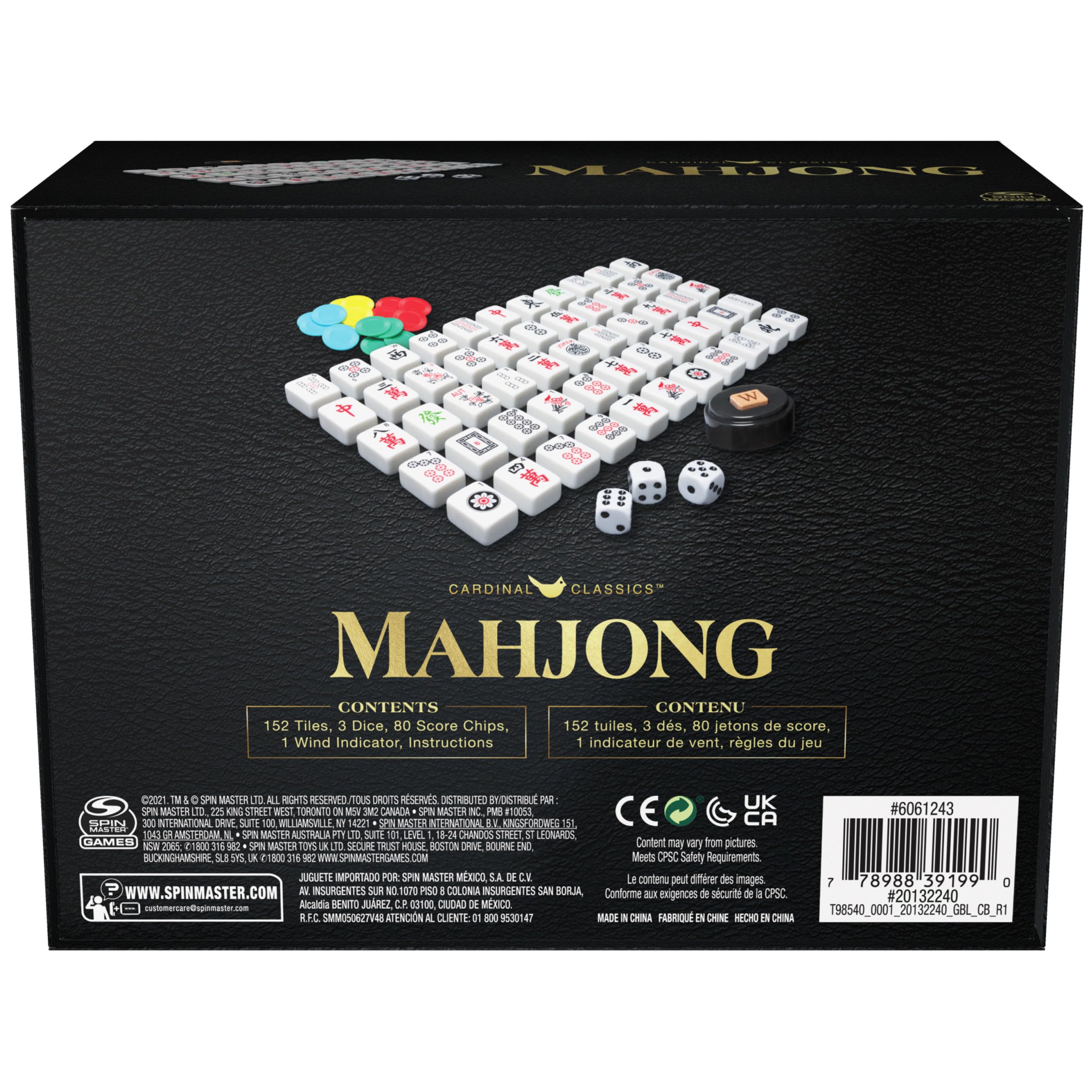 Spin Master Games, Mahjong Classic Strategy Game, Matching Tile Game, Trending ASMR Game, TikTok Game, Christmas Gifts for Kids, for Ages 8+