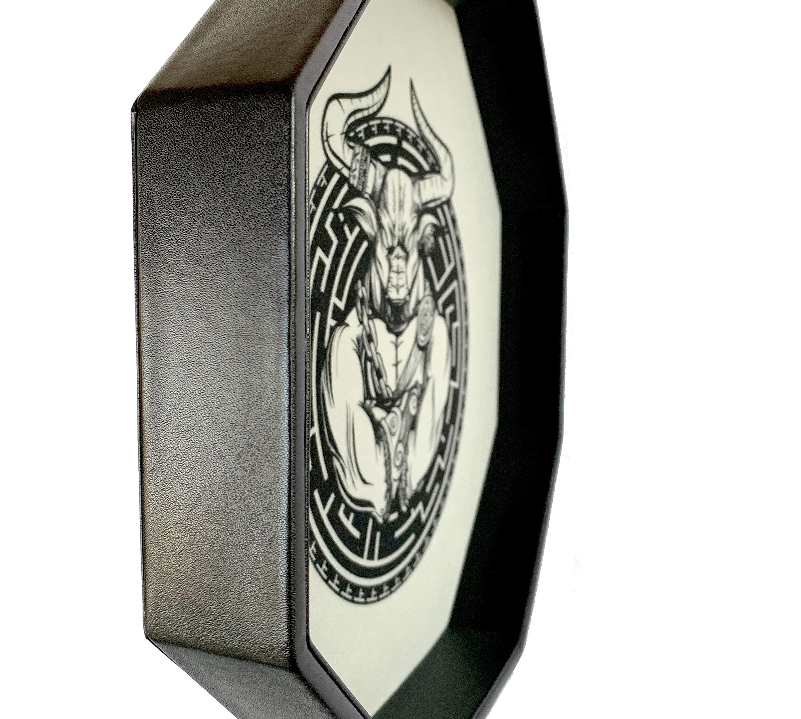 Minotaur's Maze Limited Edition Octagon D&D Dice Tray - 11.5 Inches - for Tabletop Roleplaying, Dice, and Board Games, Dungeons & Dragons