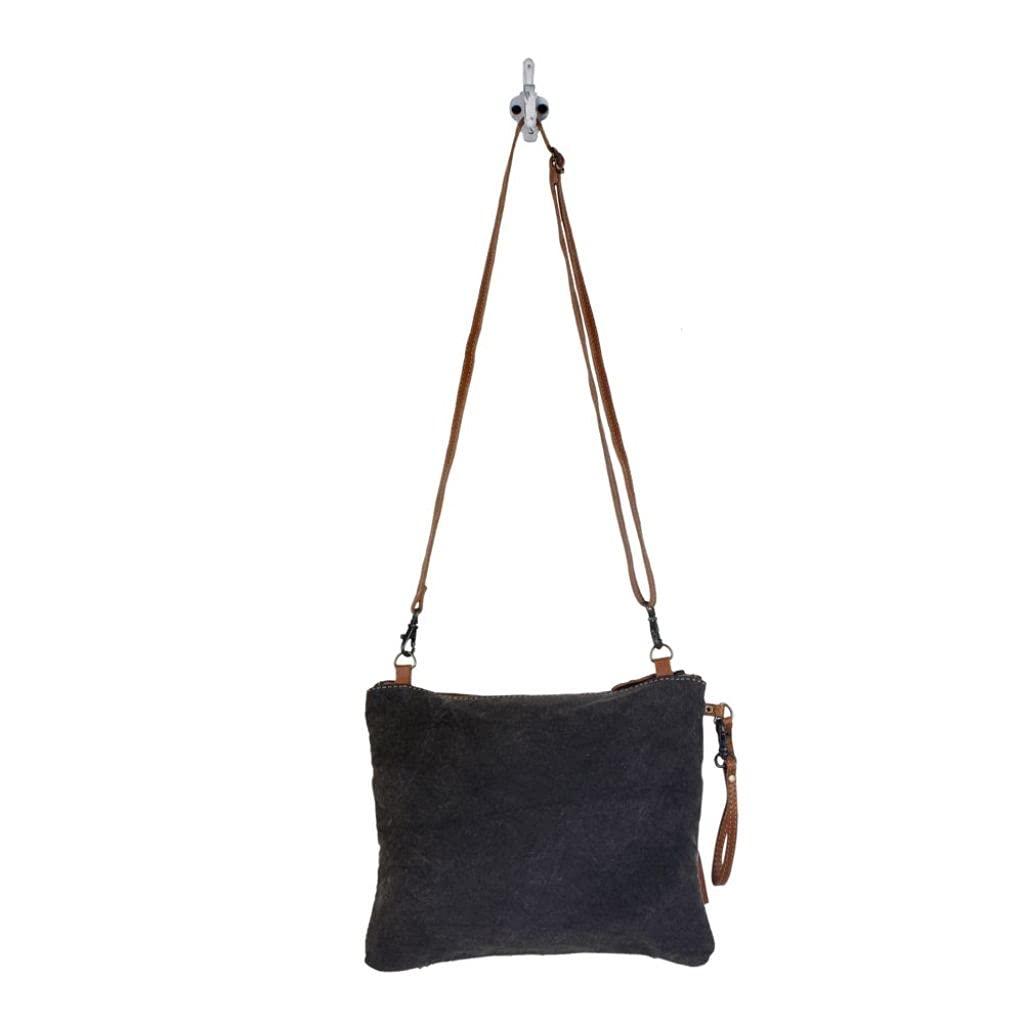 Myra Bag Pastel Small & Crossbody Bag Upcycled Cotton & Leather S-2879