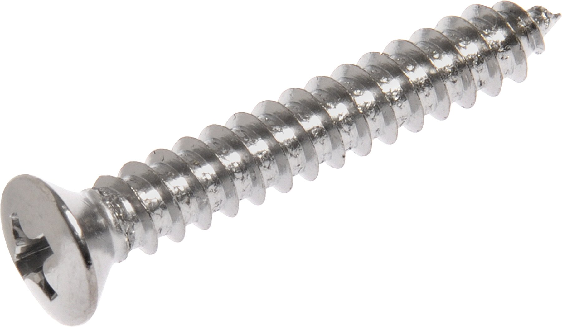 The Hillman Group 44920 8 x 1-1/4-Inch Jackson Head Trim Screw, Chrome, 20-Pack