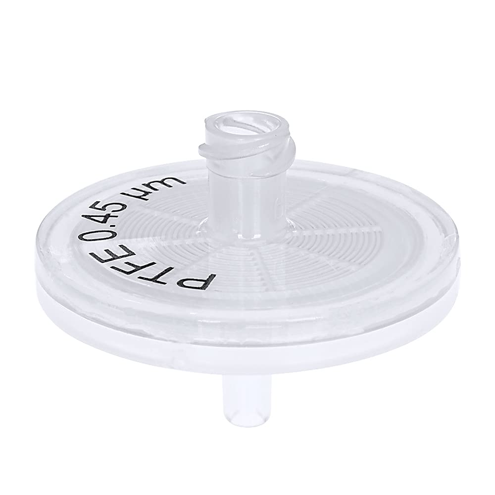GVS Filter Technology, Syringe Filter, ABLUO, 25mm, PTFE Membrane, 0.45Âľm, PP Housing, 10/pk