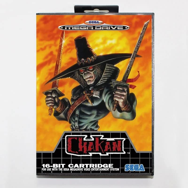 Chakan 16 bit Sega MD Game Cartridge With Retail Box Game Card For Mega Drive Genesis ( US EU SHELL )
