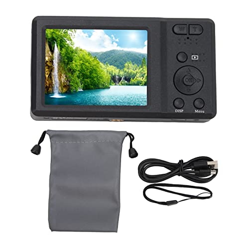 Camera Black 56MP 4K 20X High Definition Digital Camera for Adult Party (Black)