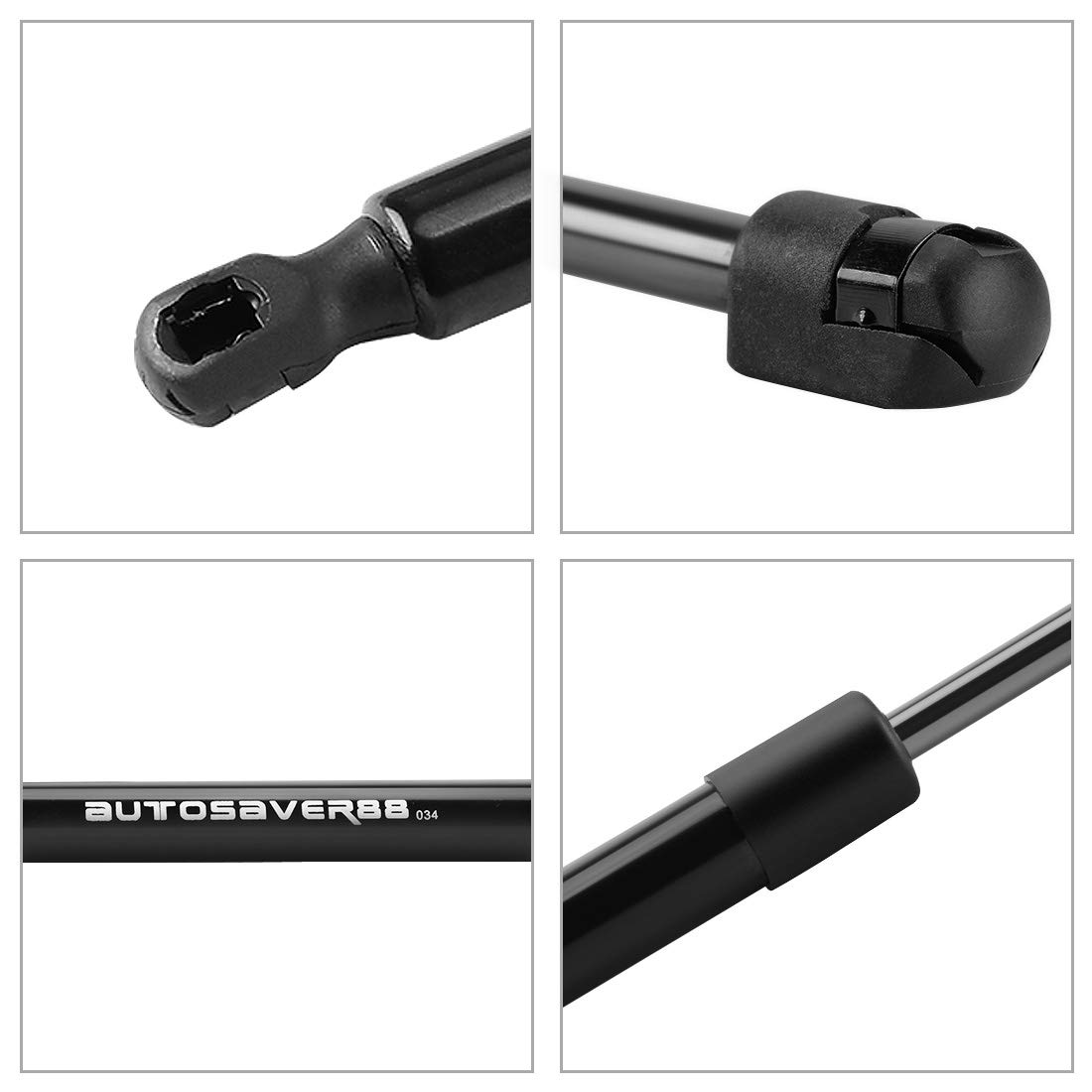AUTOSAVER88 Liftgate Lift Support Compatible with Ford Escape 2001-2012, Mercury Mariner 2005-2012, 2008-2011 Mazda Tribute Rear Hatch Struts Tailgate Shocks Trunk Spring 2pcs