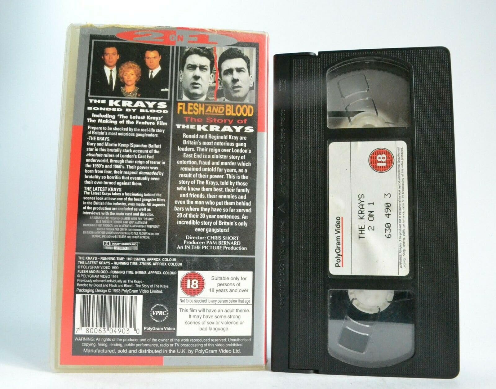 The Krays/Flesh And Blood [VHS]