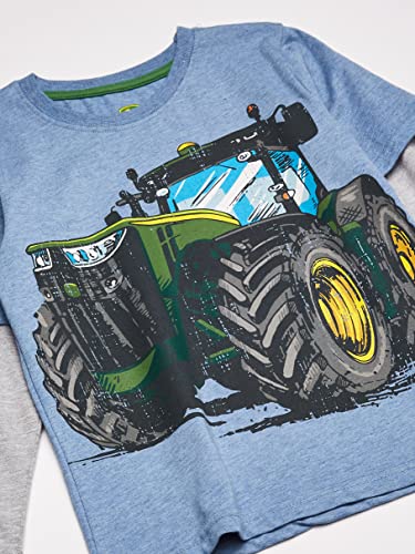 John Deere Child 4-7 Boys' T-Shirt, Chambray Blue, 7