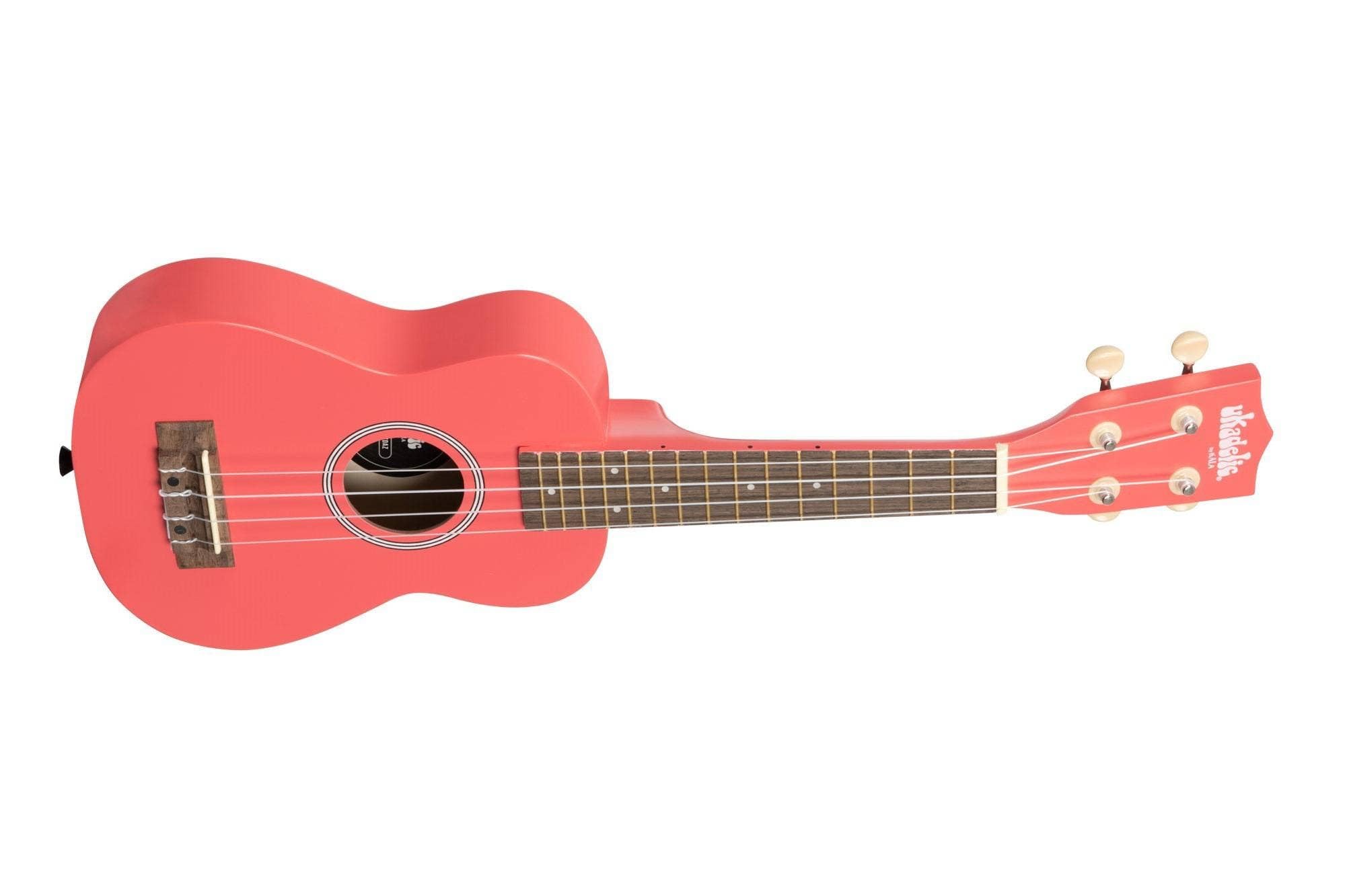 Solid Color Ukadelic Soprano Ukulele Razzle Dazzle
