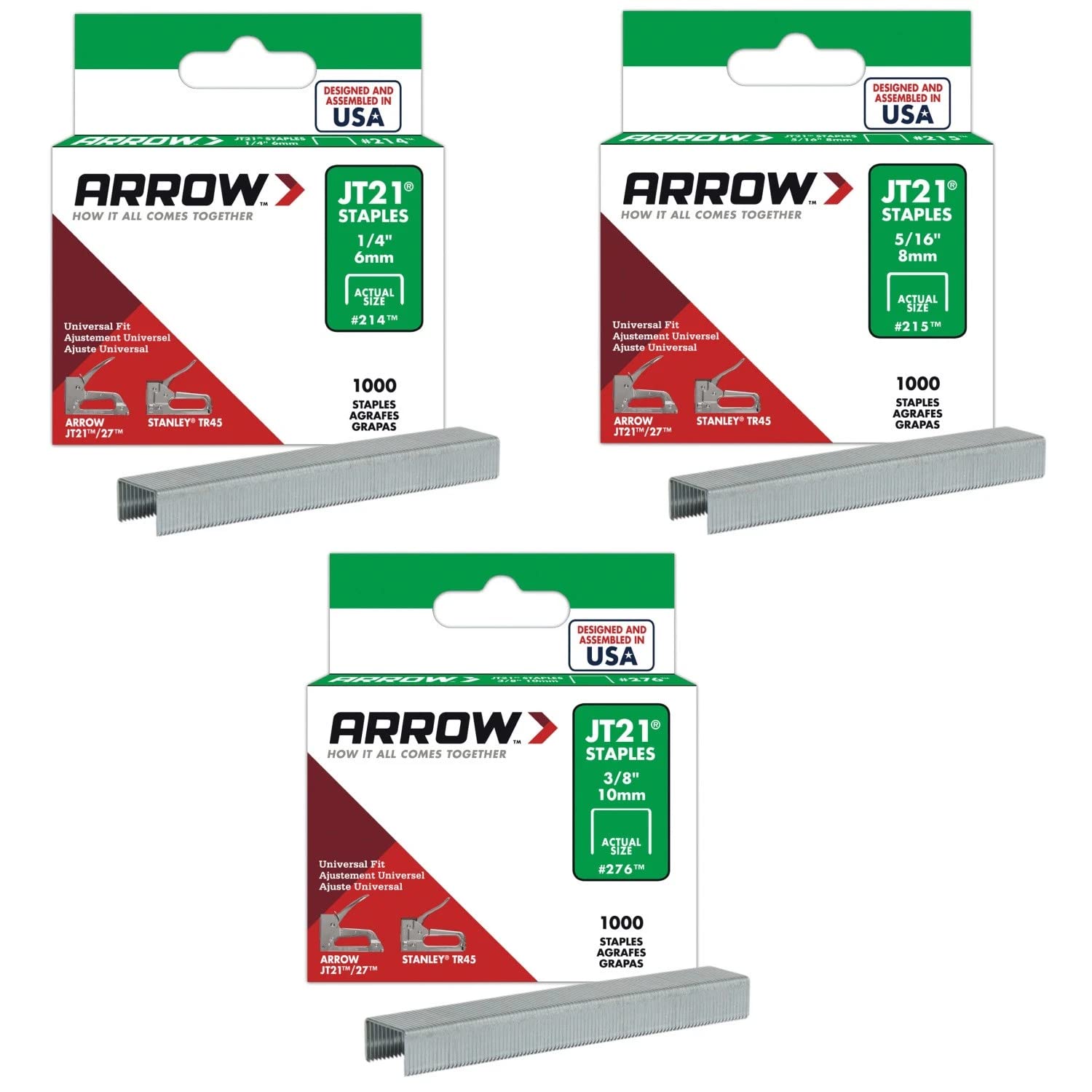 SEPTLS091276 - Arrow Fastener JT21 Type Staples - 276