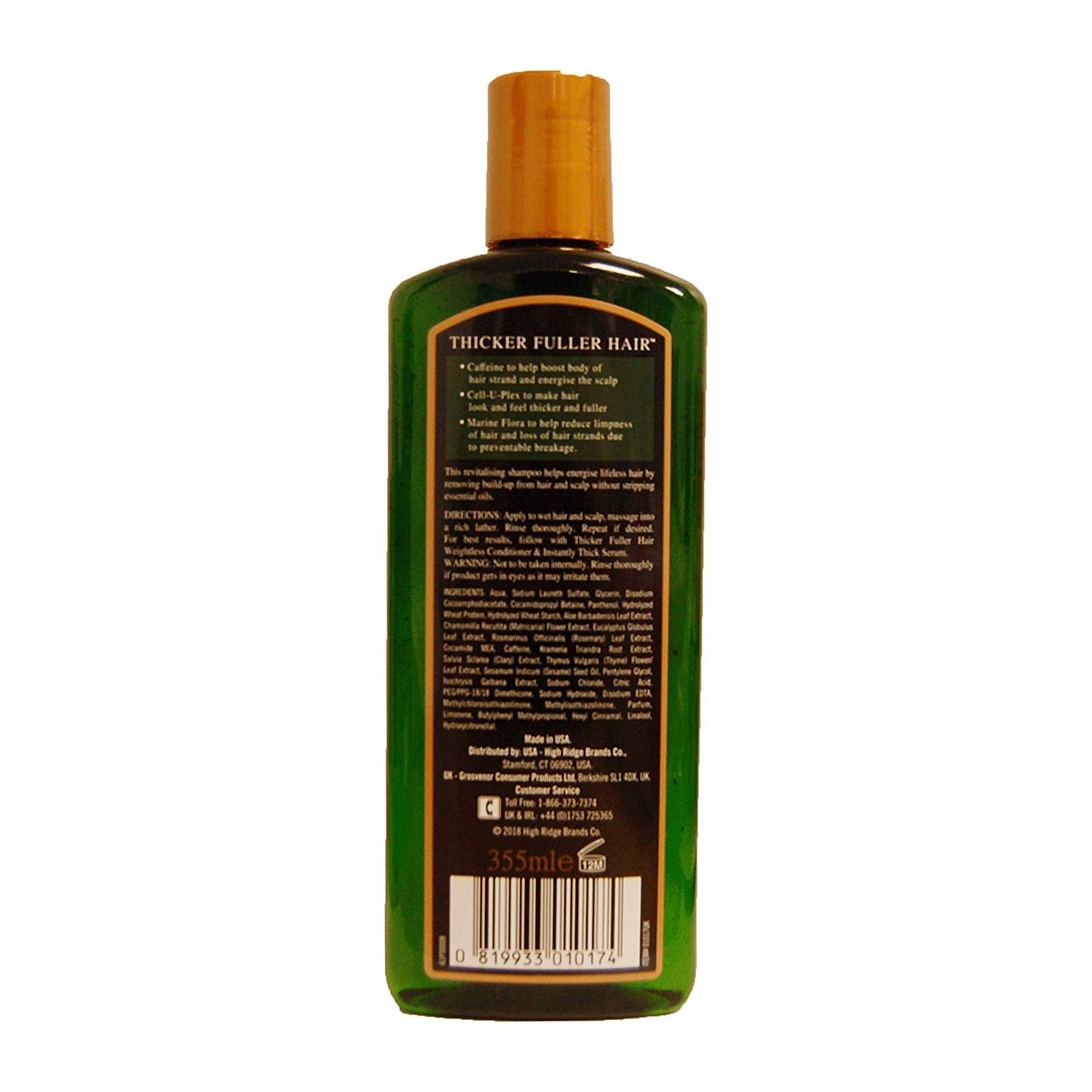 Thicker Fuller Hair Shampoo Revitalize 12oz. (2 Pack)