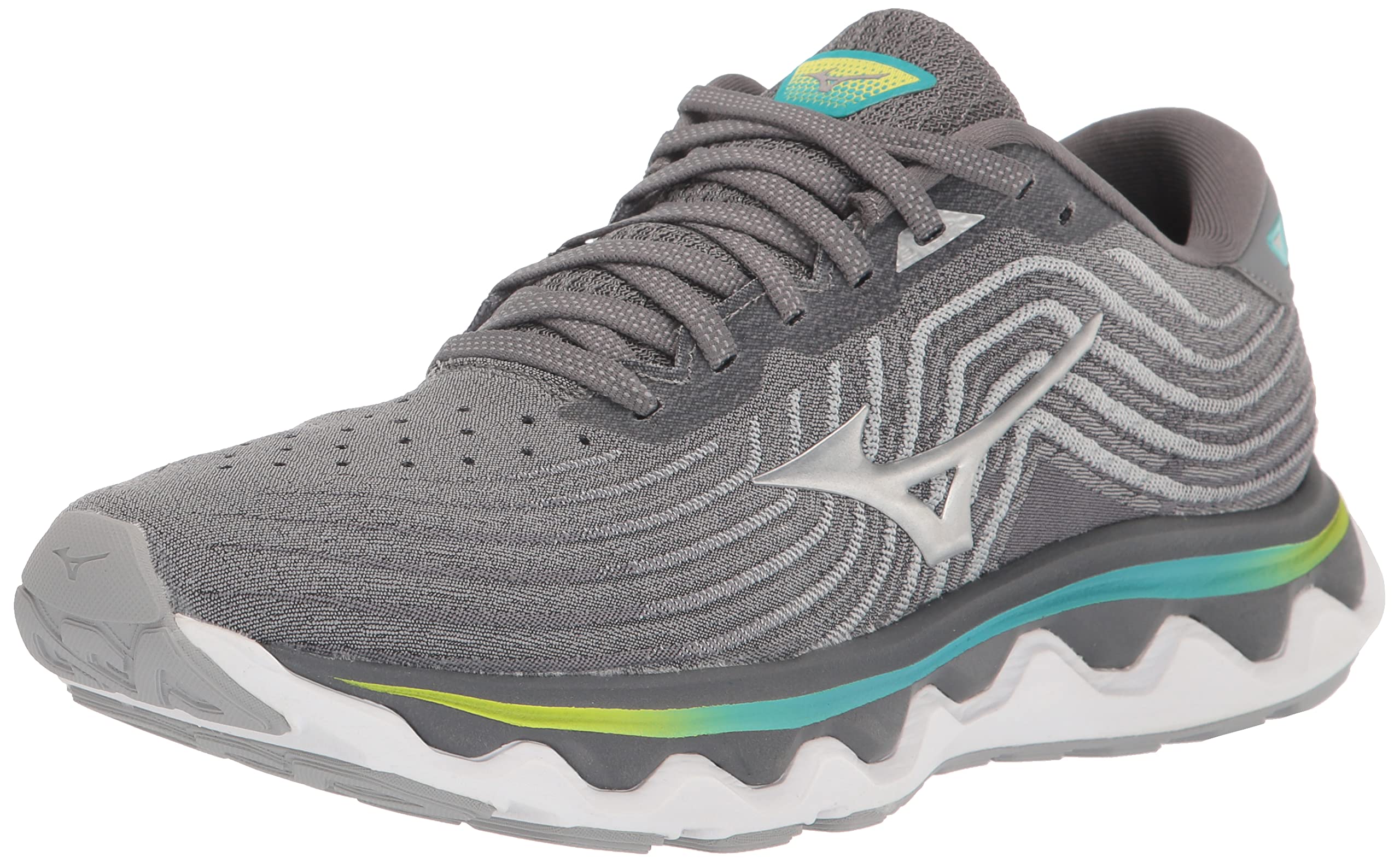Mizuno Women's Wave Horizon 6 Sneaker, Ultimate Grey/Silver, 9