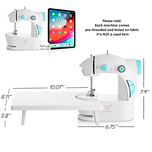Mini Sewing Machine for Beginners Adult, 48-Piece Portable Sewing Machine, Dual Speed Small Sewing Machine, Adults and Kids Sewing Machine, Travel Beginner Sewing Machines with Sewing Kit and Book