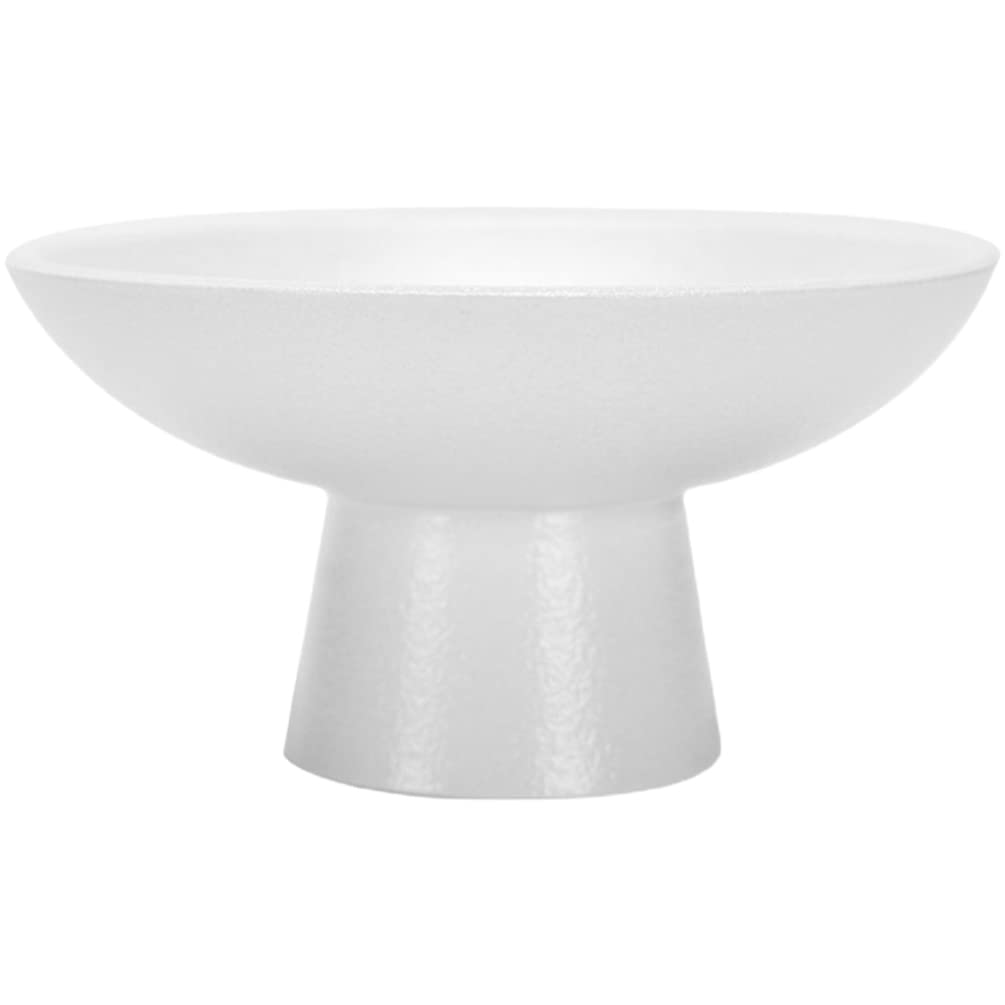 Cabilock Ceramic Footed Bowl Round Decorative Fruit Dish Holder Display Stand for Kitchen Counter Centerpiece Tray