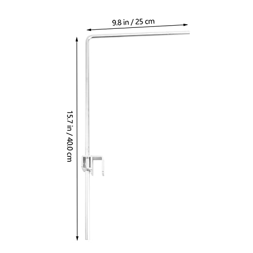 iplusmile Fish Tank Accessory Aquarium Lighting Holder Fish Tank Light Stand Kit, Adjustable Fish Tank Light Rack Aquarium Stand for Aquatic High LED Light Lamp Light Hanging Bracket