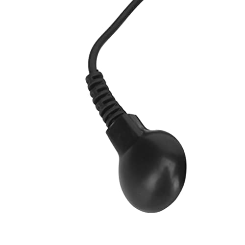 Demeras Electrode Wire, Metal Wire Black Replacement Button Electrodes Wire 5PCS for TENS