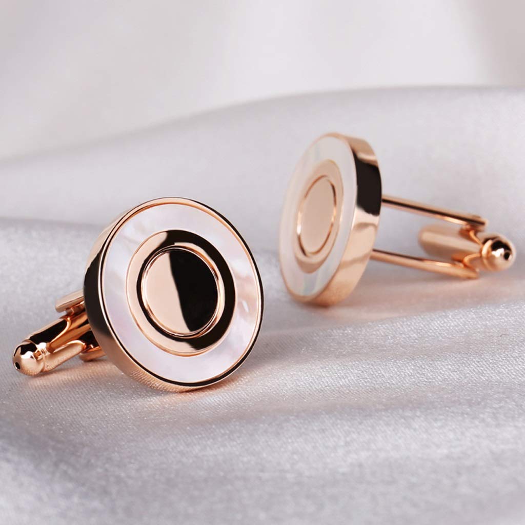 Business Copper Men's Cufflinks Gift Party Wedding Suit Shirt French Cufflinks
