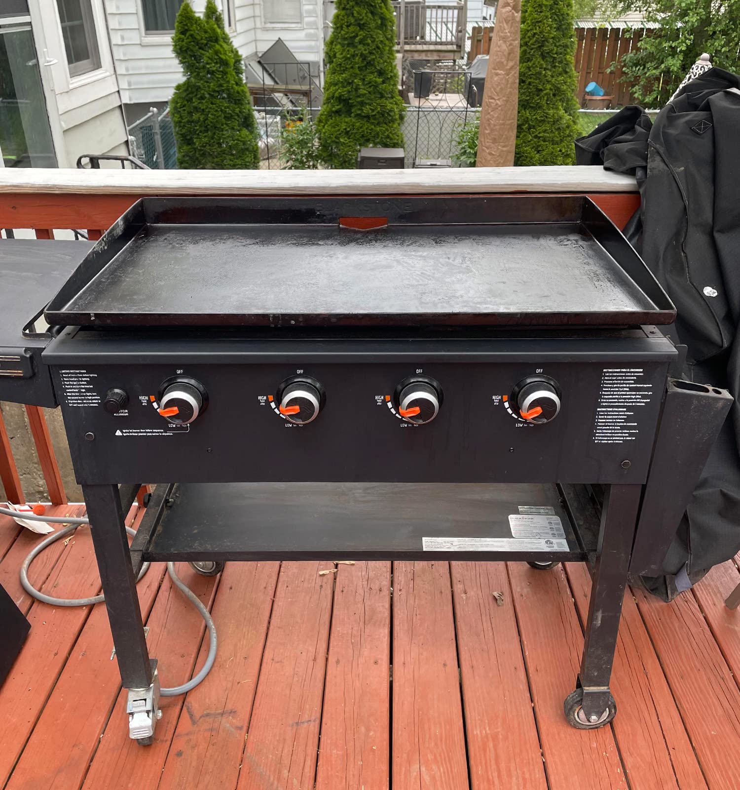 CALPOSE 15 Feet 5249 Propane to Natural Gas Conversion Kit for Blackstone 28β, 36β Griddle, 3/8 inch ID Natural Gas Hose Compatible for Tailgater, Rangetop Combo & Single Burner Rec Stove