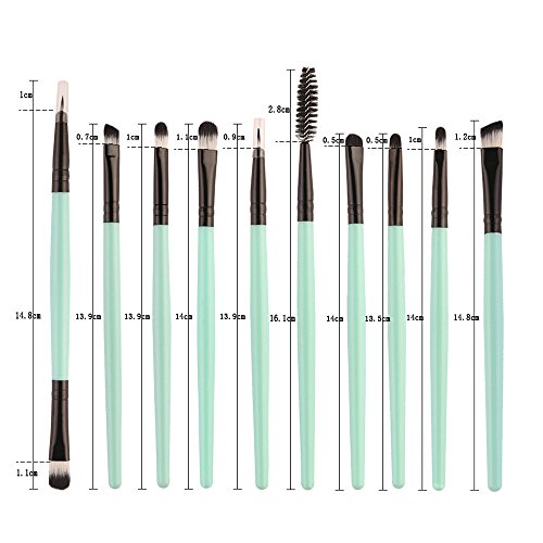 Den Brush for Curly Hair Makeup Make-up Up Brush Set Set Toiletry pcs Brush Kit Wool Make 18 tools Brush Make up Brushes in A Case