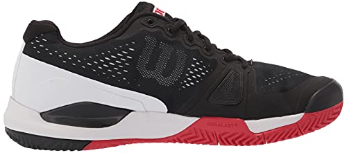 Wilson Men's Rush PRO 3.0 PB Pickleball Shoe, Black/White/Infrared, 10