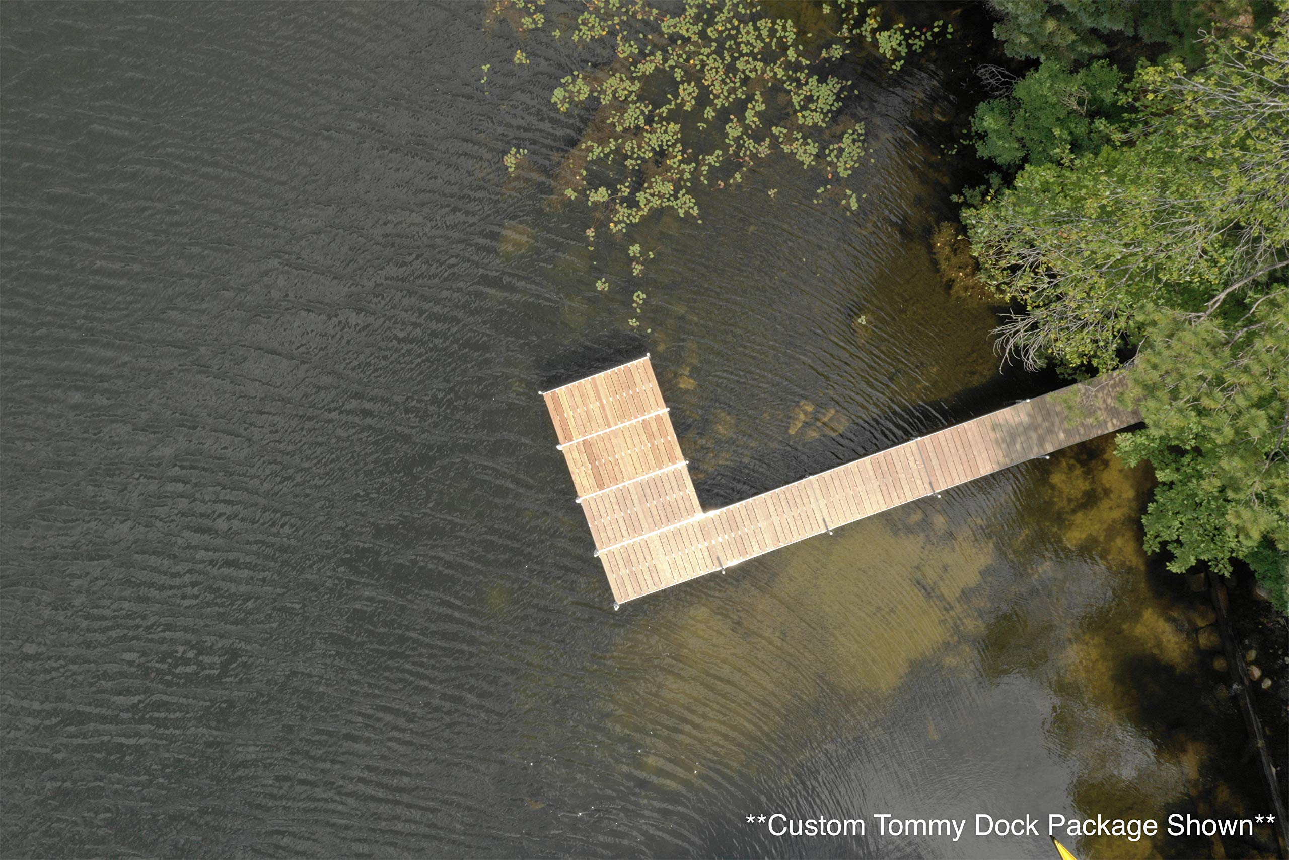 Tommy Docks Galvanized Steel Dock Pipe 2 Pack - 6 FT Normal Duty - 1.66 in Diameter - Superior Dock Post