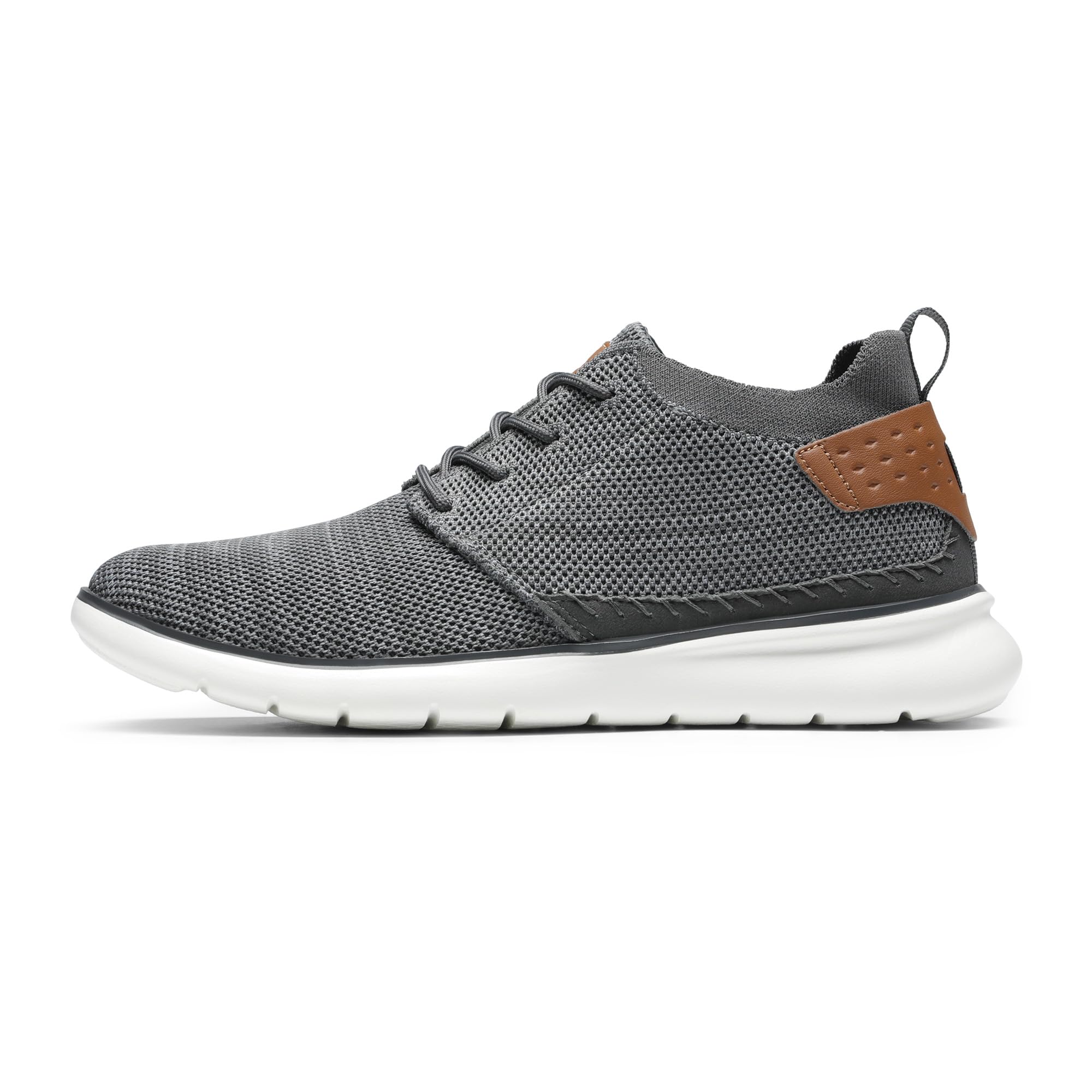 Bruno Marc Mens Mesh Fabric Fashion Sneakers Casual Oxfords Lightweight Breathable Versatile Walking Shoes, Dark/Grey - 10 (Zero-01)