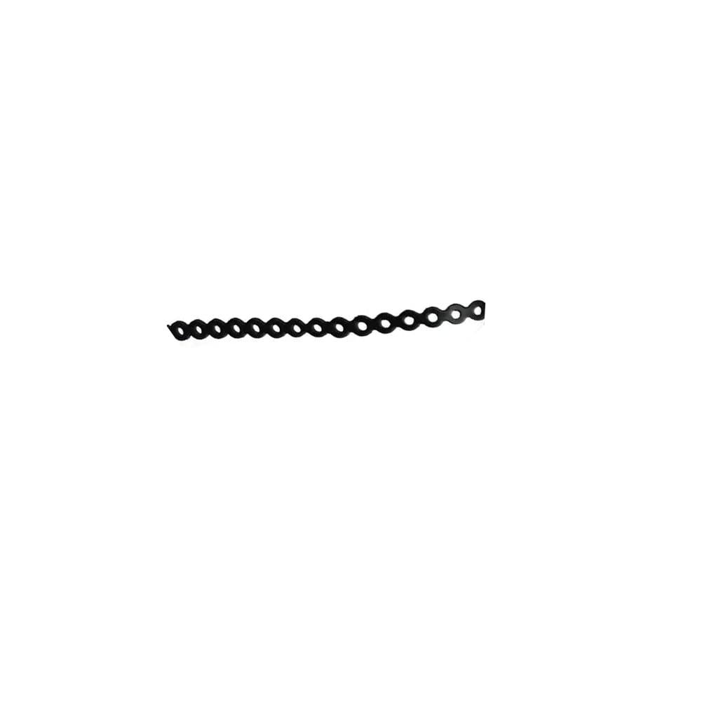 Dental Orthodontic Elastic Rubber Power Chain Braces Bands Short/Long/Close for Teeth Braces (Short, Black)