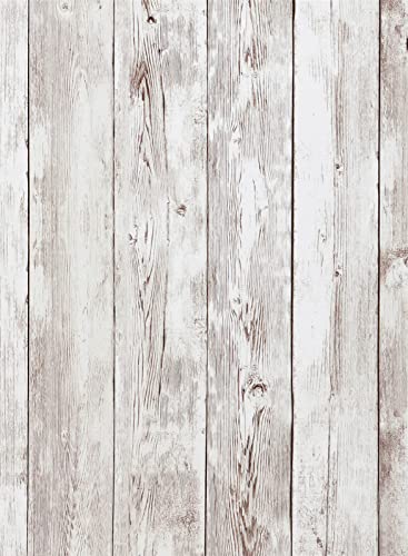Heroad Brand Contact Paper for Cabinets Wood Peel and Stick Wallpaper for Walls Countertops Realistic Wood Contact Paper Decorative Wood Wallpaper Shiplap Boards Self Adhesive Wallpaper 17.7''x6.6ft