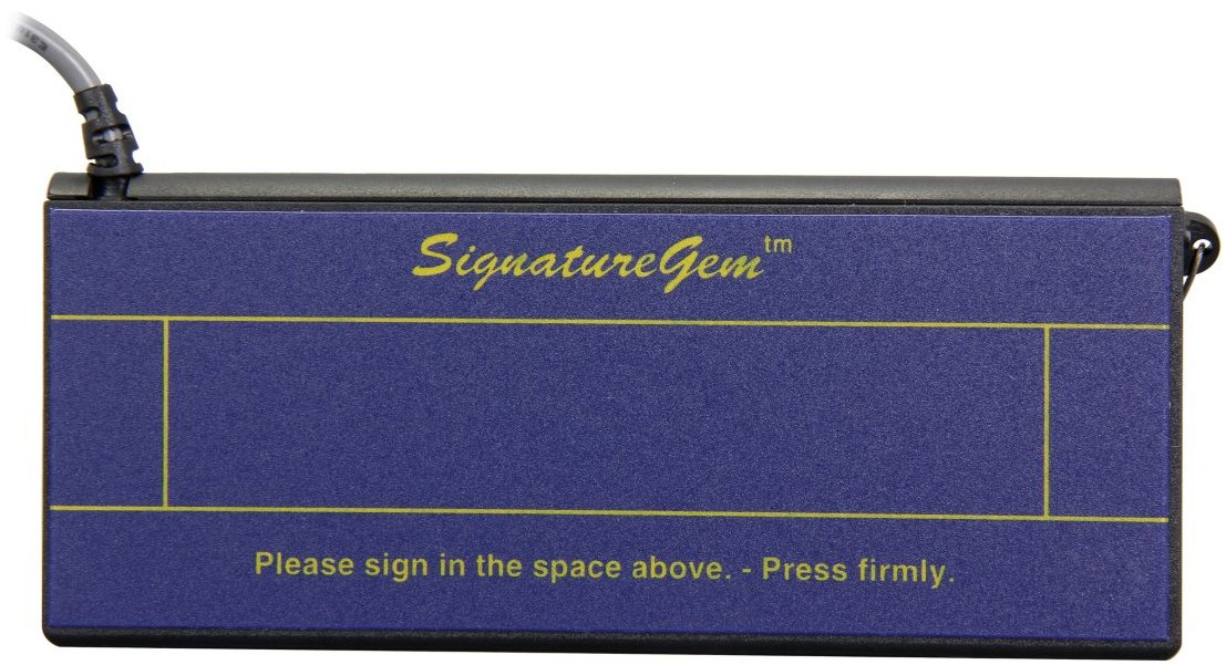 TOPAZ SignatureGem 1X5 (HID USB) Electronic Signature Pad with Software Model T-S261-HSB-R