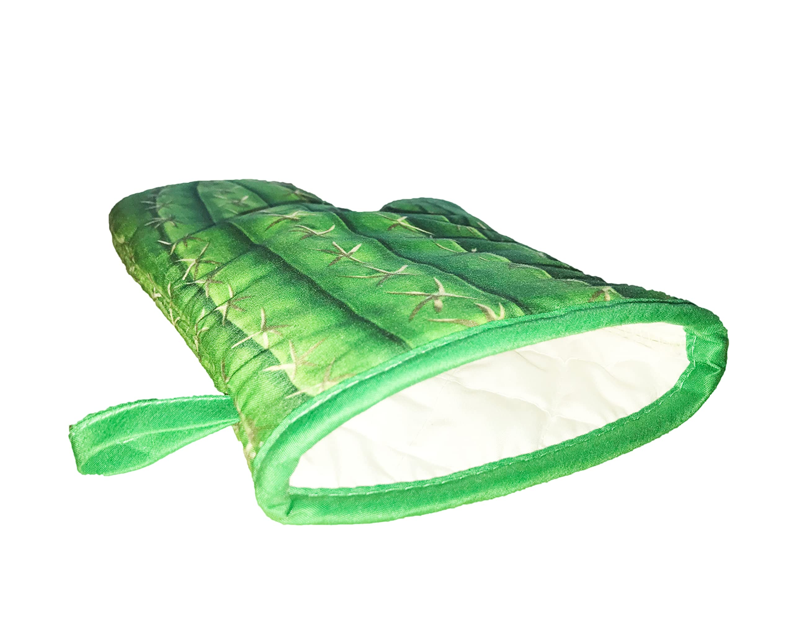 ChienAndalucia Cactus Green Oven Gloves (Pair of Mitts)