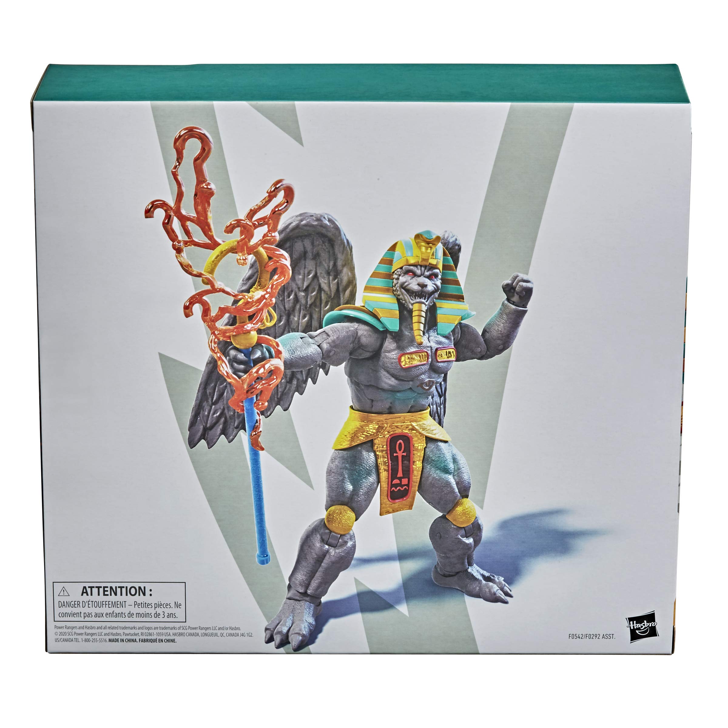 Power Rangers Lightning Collection Monsters Mighty Morphin King Sphinx 8-Inch Premium Collectible Action Figure Toy with Accessories