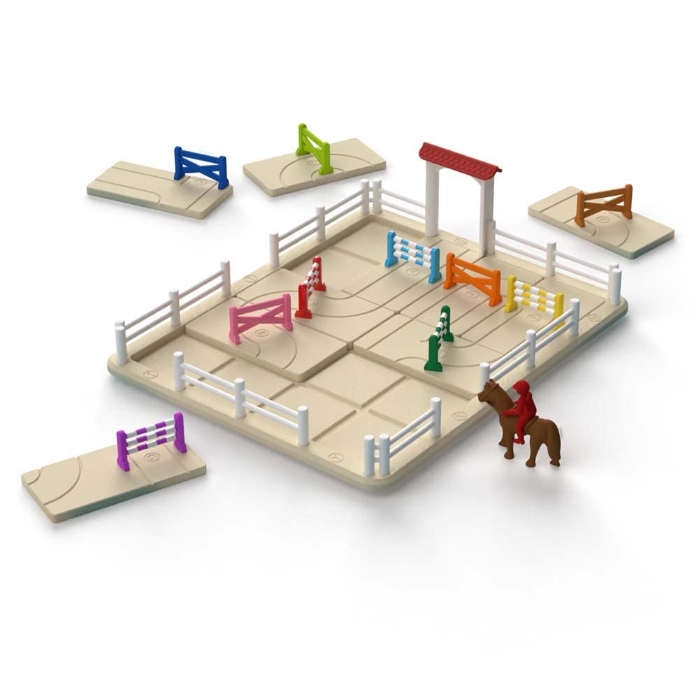 SmartGames Horse Academy Path-Building Game with 80 Challenges for Ages 7 to Adult