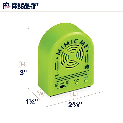 Prevue Hendryx 62900 Mimic Me Voice-Recording Unit for Birds Green Small