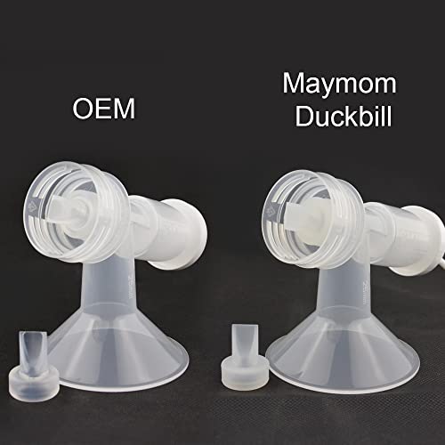 Maymom Pump Valve for Ameda Purely Yours Pumps; 6 Count Duckbills to Replace Ameda Pump Valves; Retail Packaging Factory Sealed; Compatible with Ameda HygieniKit Milk Collection System