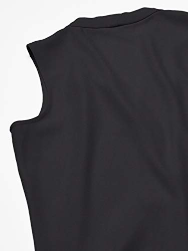 Calvin Klein Sleeveless Blouse – Business Casual Tops for Women (Standard and Plus), BLACK, Small