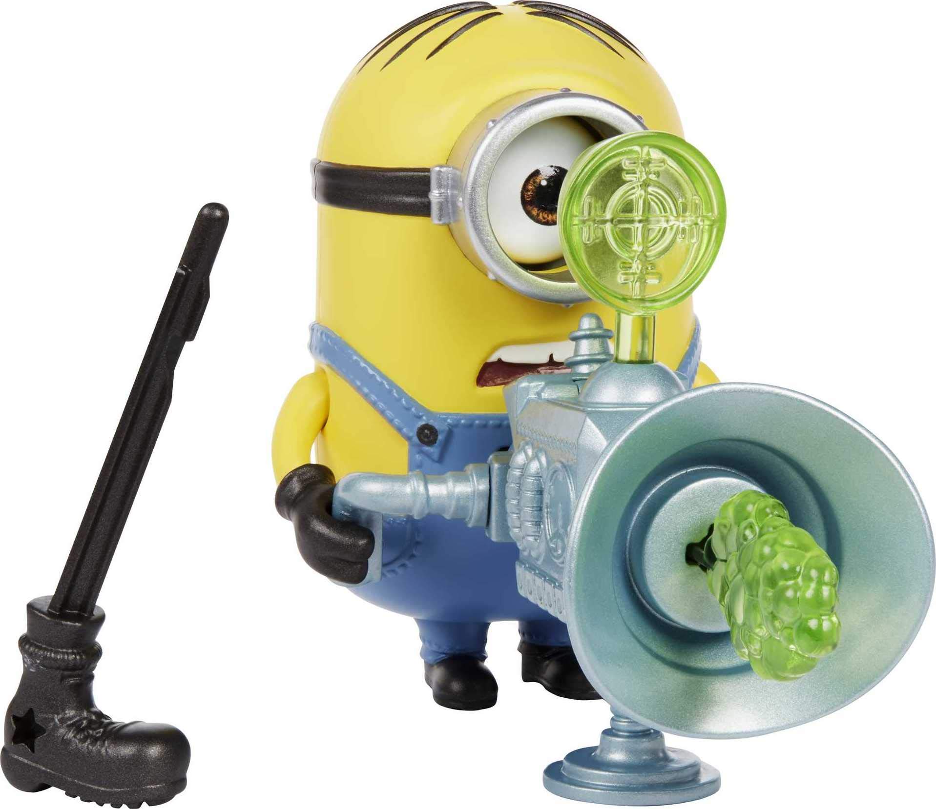 Minions Loud N’ Rowdy Stuart Talking Action Figure with Fart Cannon Toy, Kids Gift Ages 4 Years & Older