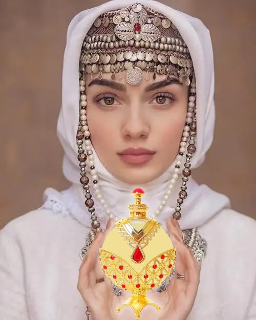HUIBAO Gold Arabian Concentrated Perfume Oil, Arabic Perfume for Women, Arabian Perfume Oil- Long Lasting A Seductive Perfume Oil (12ml)